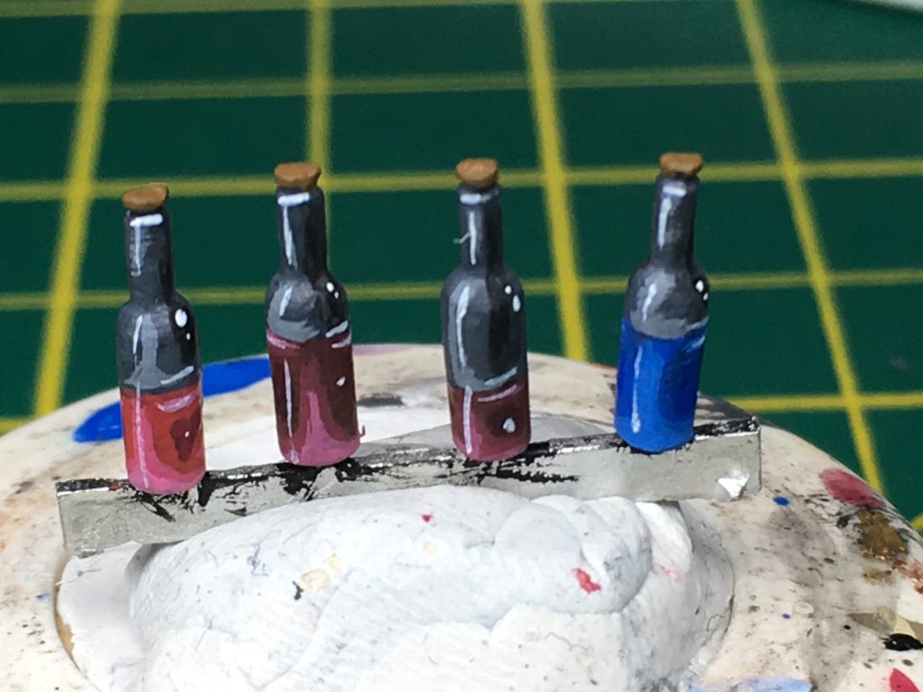 Painting Basics - Glass bottles - The Brush and Boltgun