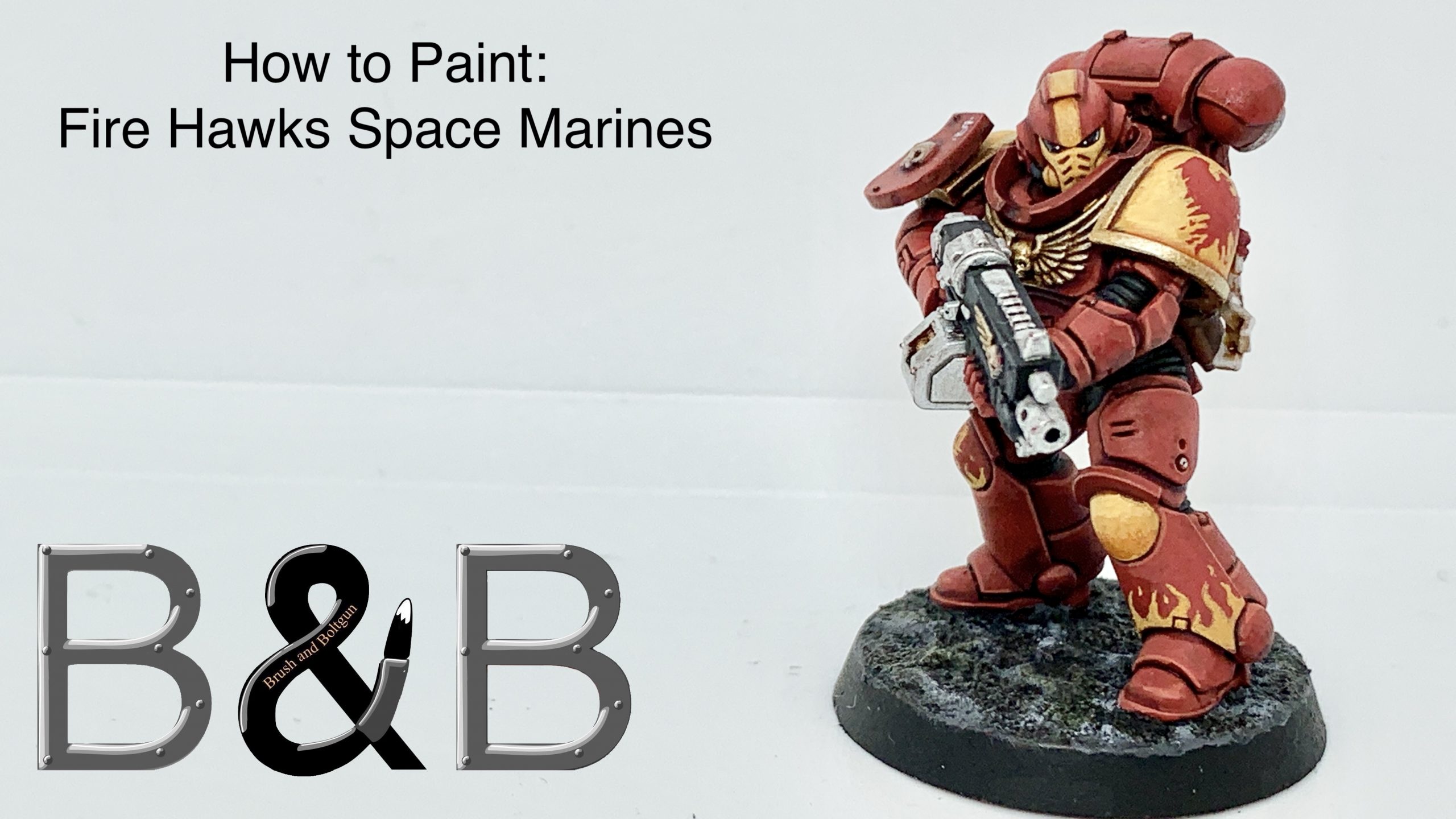 Video 'How to paint Fire Hawks' - The Brush and Boltgun