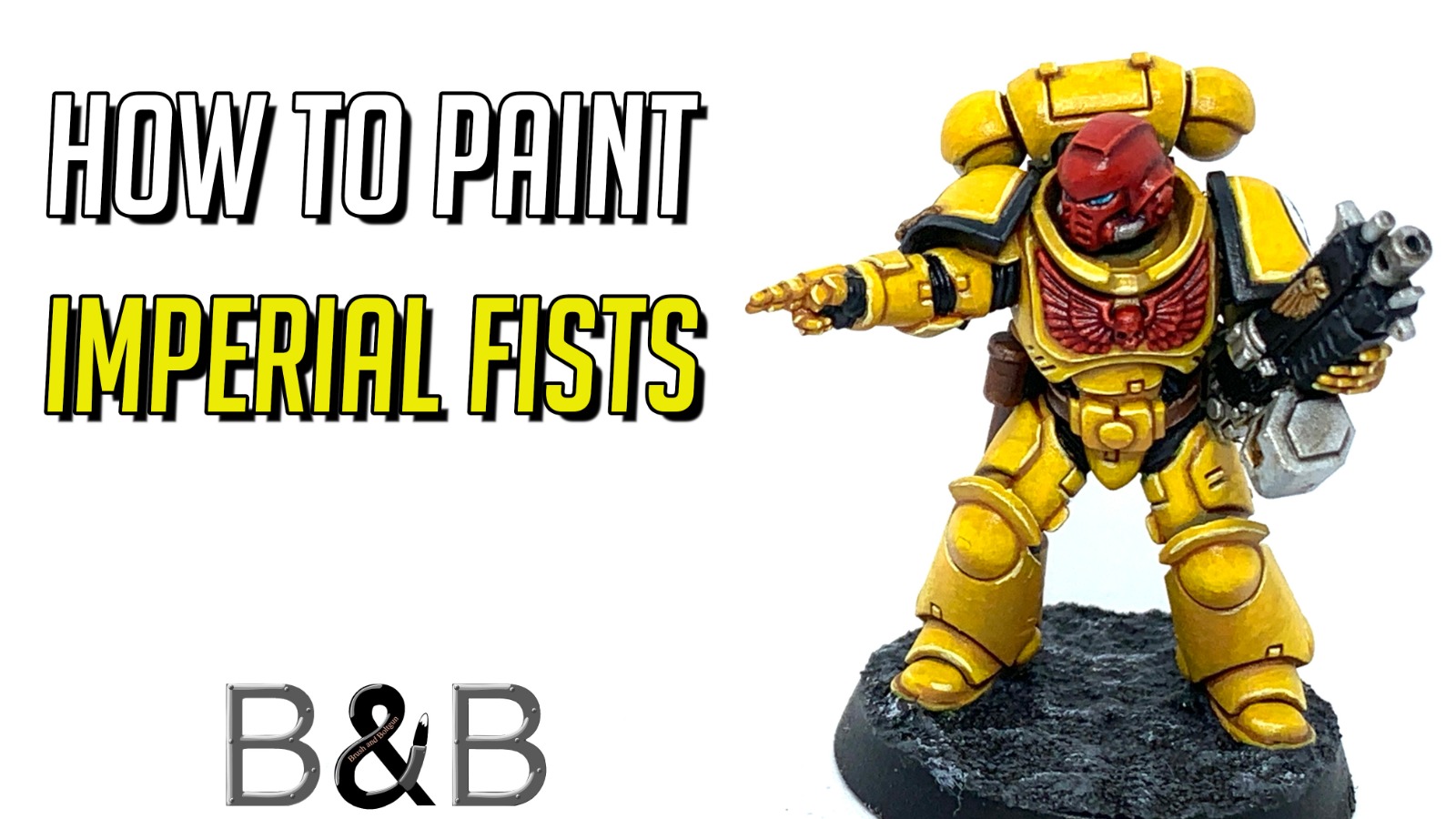 Video 'How to paint Imperial Fists' - The Brush and Boltgun